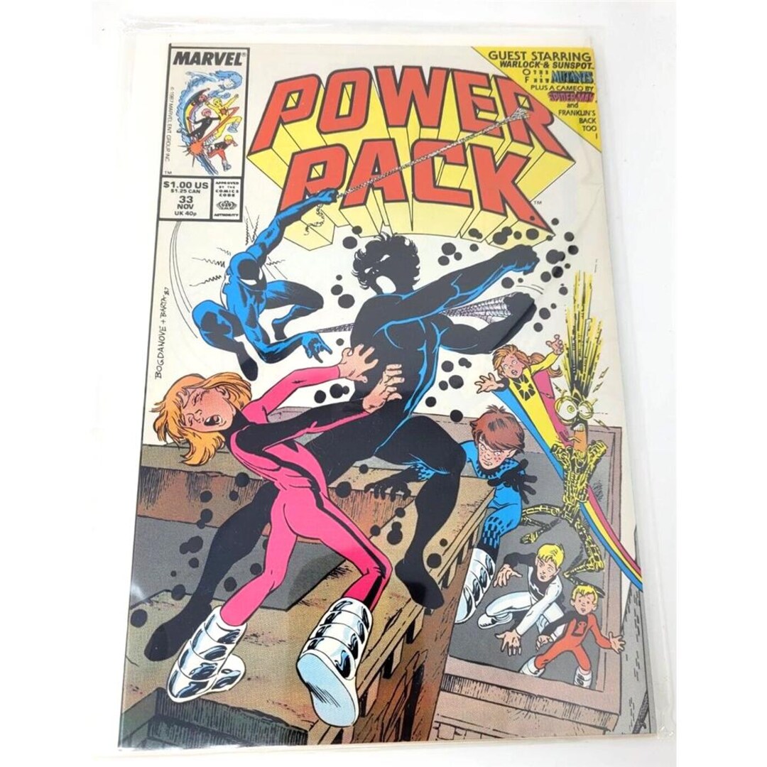 Power Pack #33 NOV 1987 - Marvel VF+ New Never Read Comic - Etsy