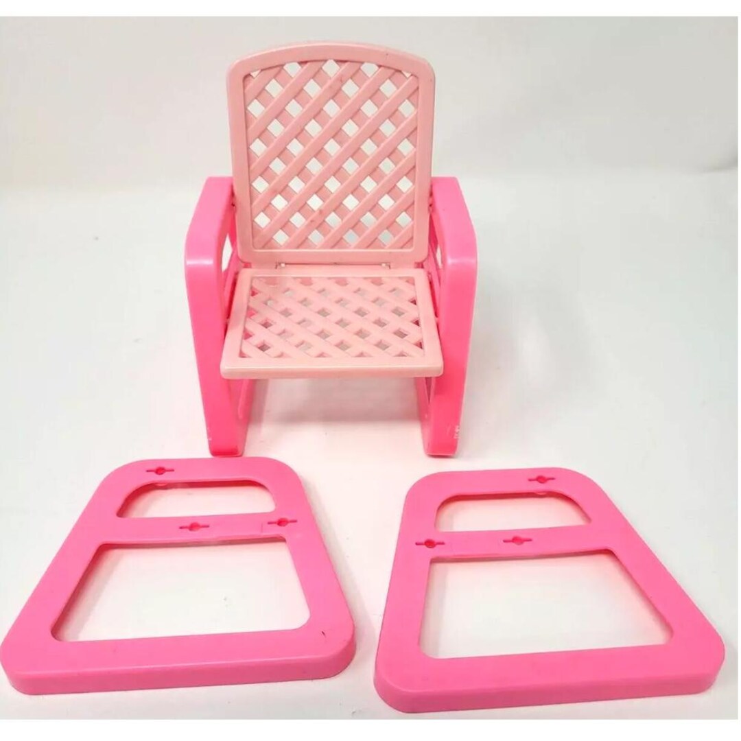 1995 Mattel Barbie so Much to Do Summer Replacement Chair and 2 Chair ...
