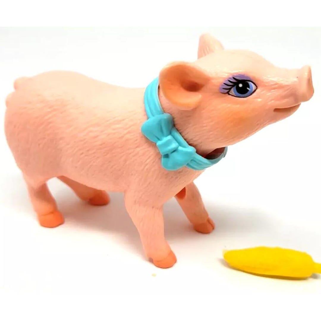 Vintage 1997 Barbie Stable Friends Charlotte Mommy Pig Magical Pet ...