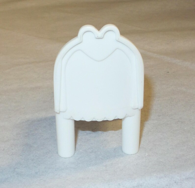 Vintage Playskool Dollhouse White Chair W/ Pink Cushion! - Etsy