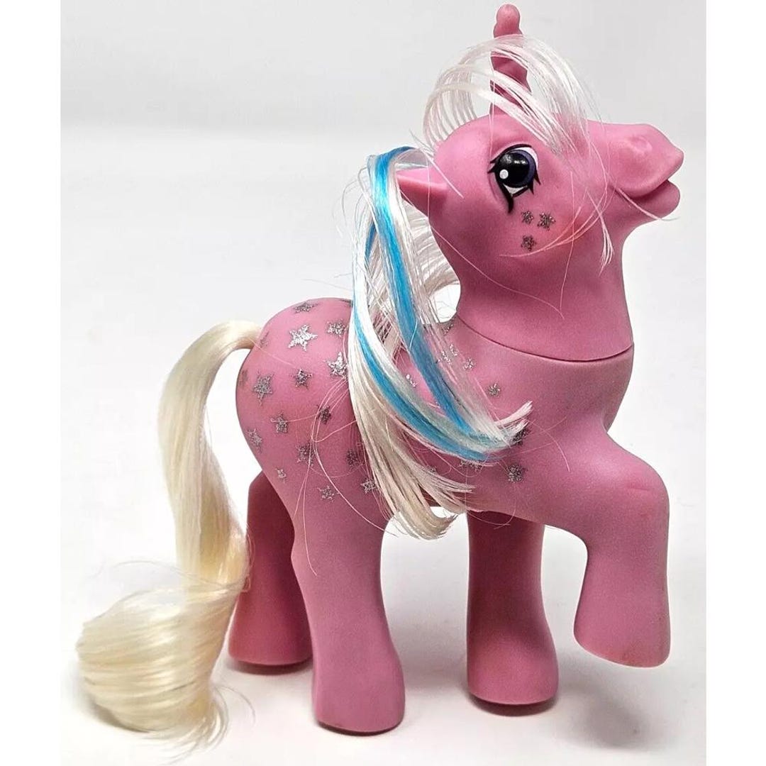 Vintage My Little Pony - Milky Way G1 1987 Twice as Fancy Unicorn Pink ...