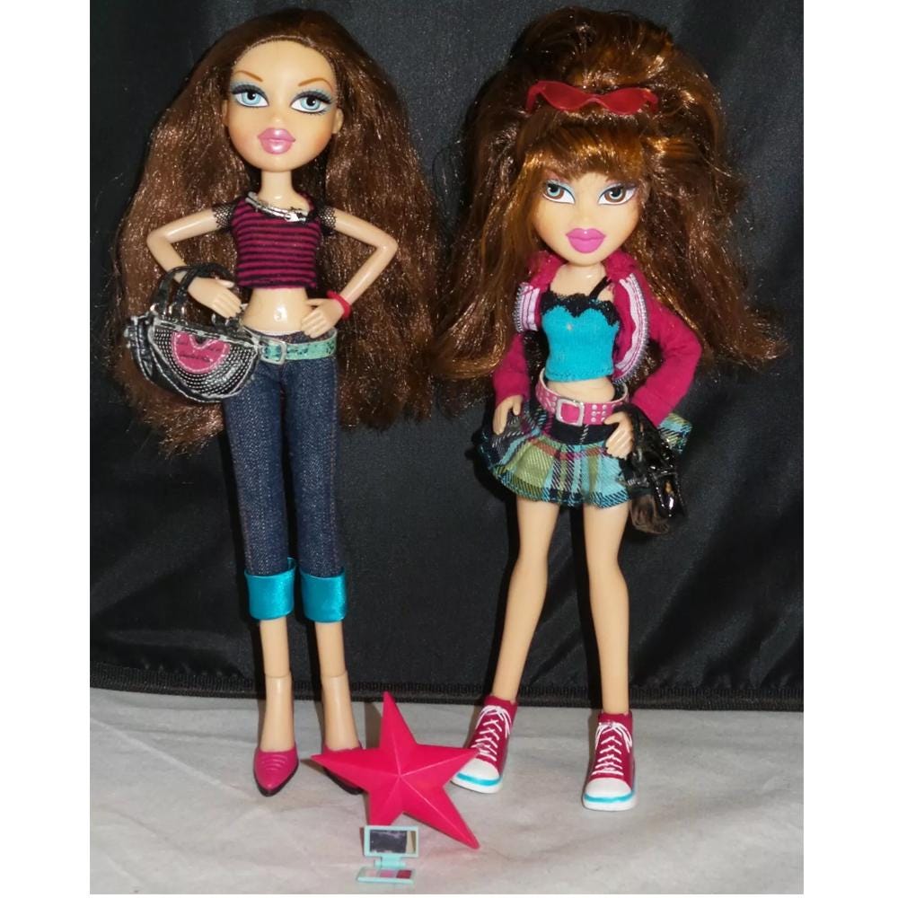 BRATZ Sisterz Lilani and Kiani W/ Original Outfits Little and Big ...