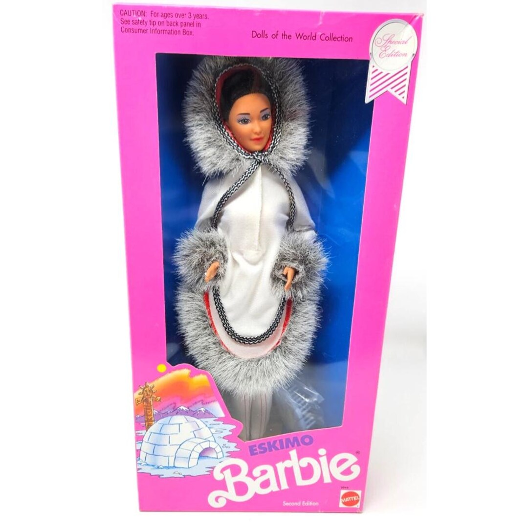1990 Mattel Eskimo Barbie Dolls of the World Collection Special Edition ...