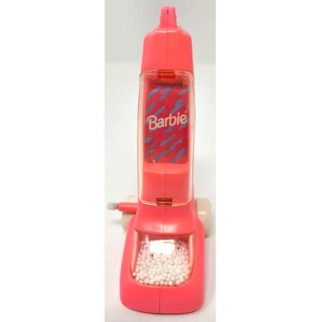 1992 Barbie Pink Upright Vacuum Wind up Works - Pink - Etsy