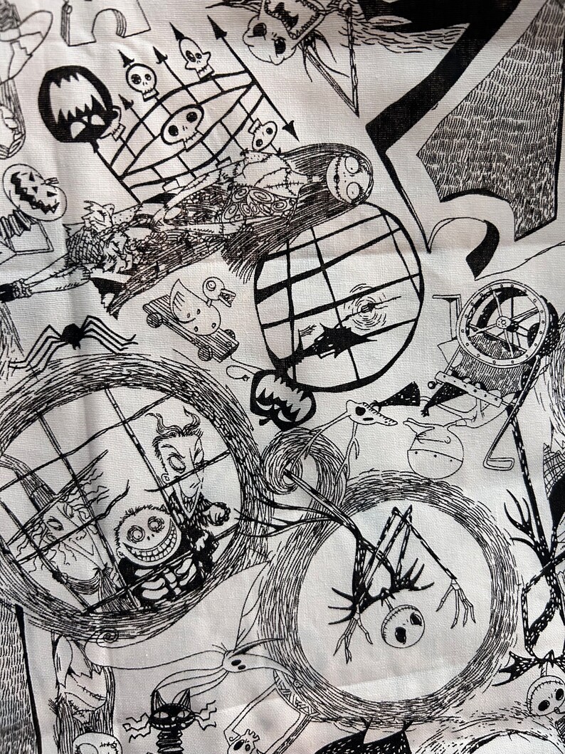 Nightmare Before Christmas Drawing Pillowcase - Etsy