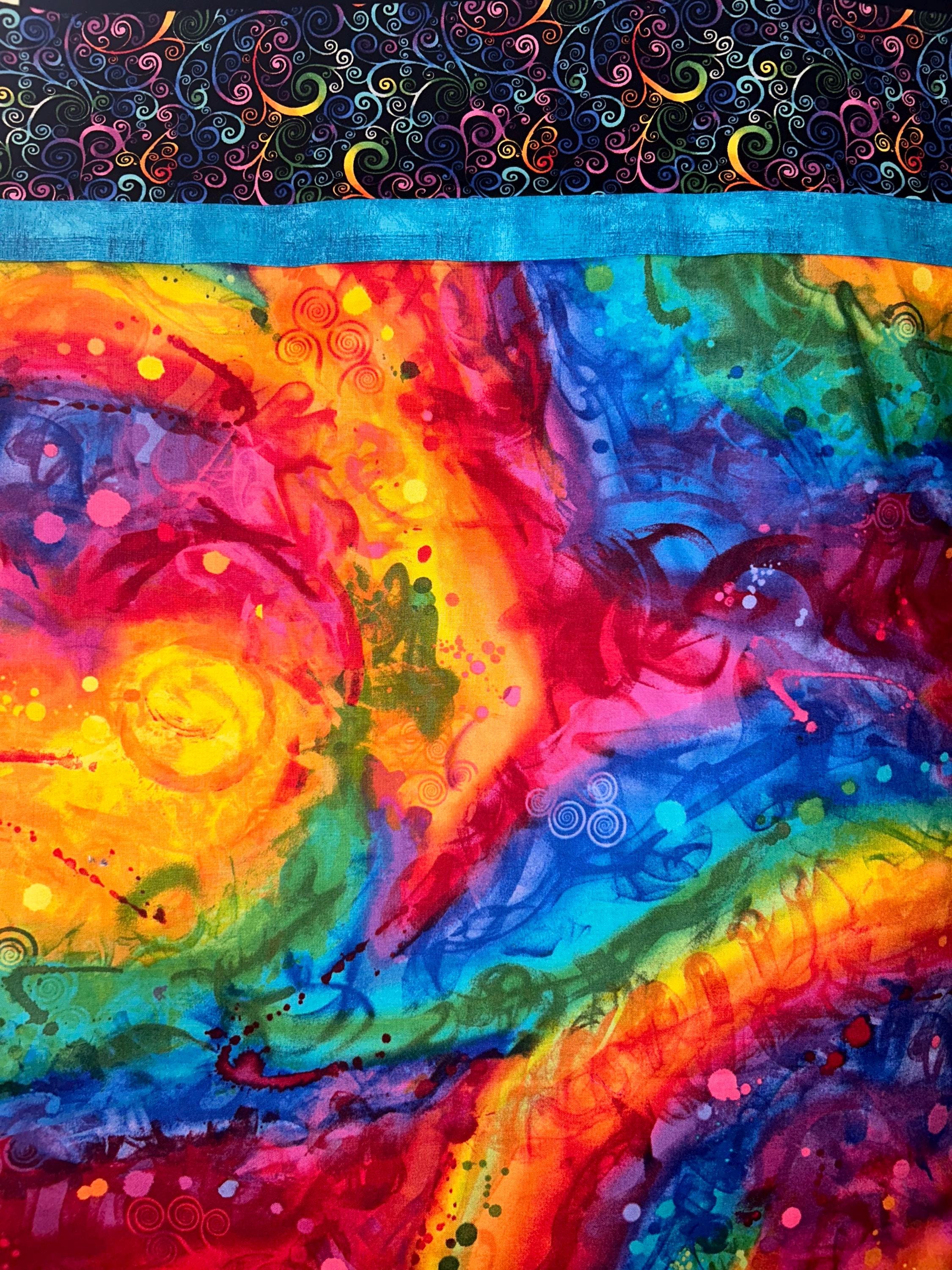 Bright and Colorful Tie Dye Swirls Homemade Pillowcase - Etsy