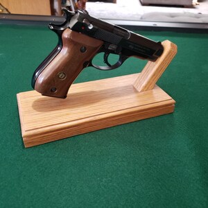 Revolver Display Stand, Gun Storage, Made From White Oak - Etsy