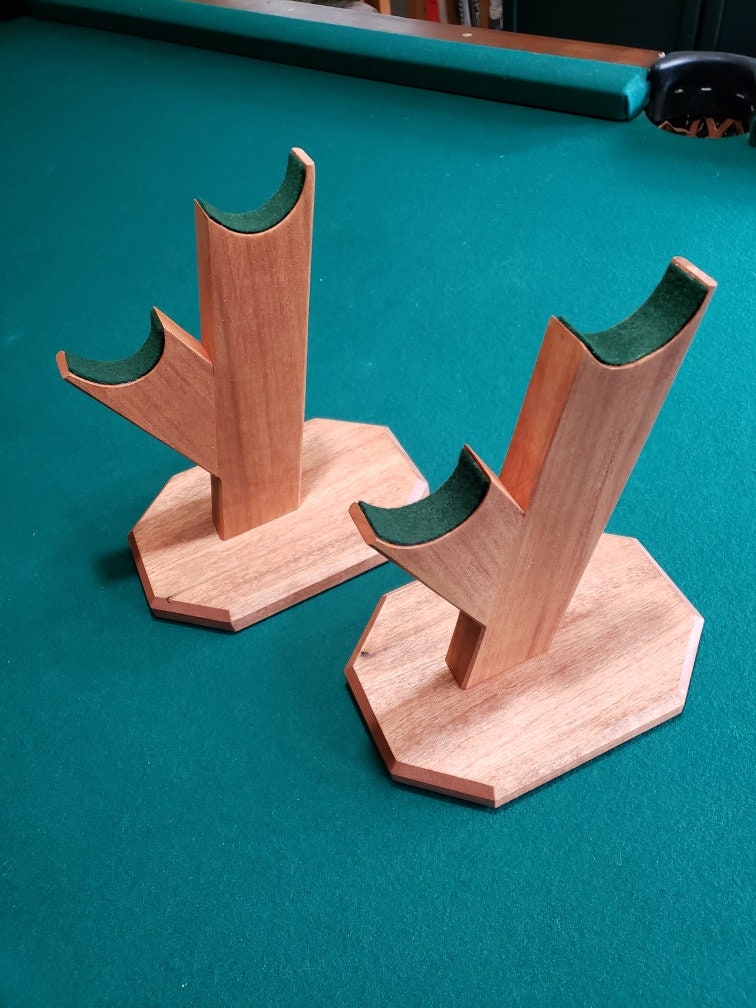 Double Rifle Display Stand Gun Storage Made From Poplar - Etsy