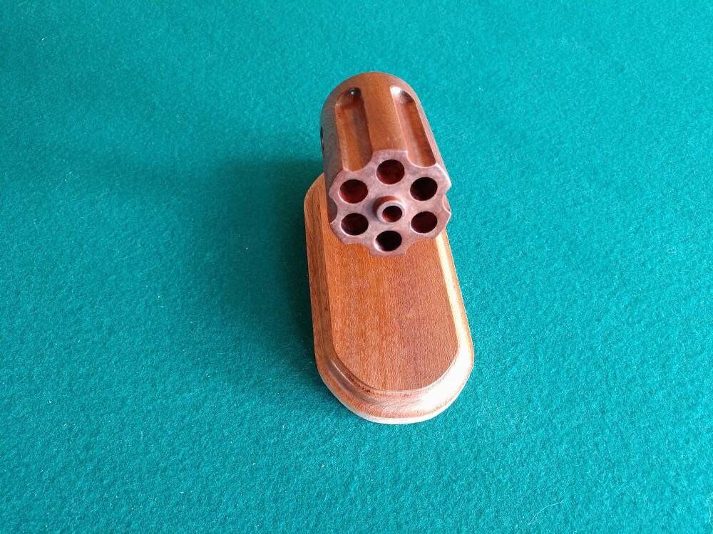 Unique Revolver Cylinder Pencil/pen Holder Made From Sapele - Etsy