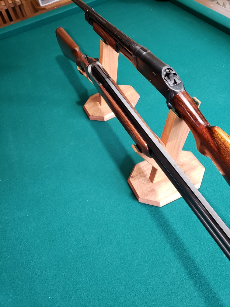 Double Rifle Display Stand Gun Storage Made From Poplar - Etsy