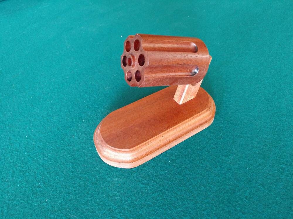 Unique Revolver Cylinder Pencil/pen Holder Made From Sapele - Etsy