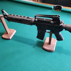 AR Display Stand, Gun Storage, Made From Walnut - Etsy