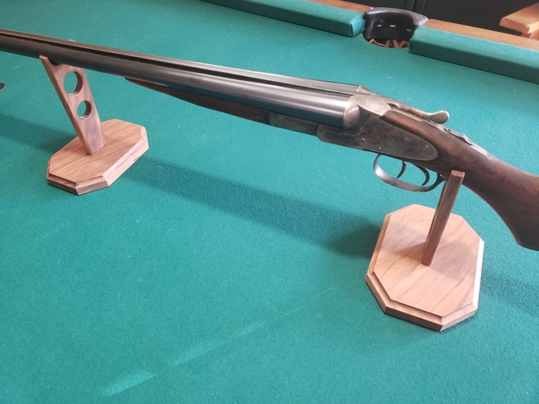 Side by Side Shotgun Display Stand Gun Storage Made From - Etsy