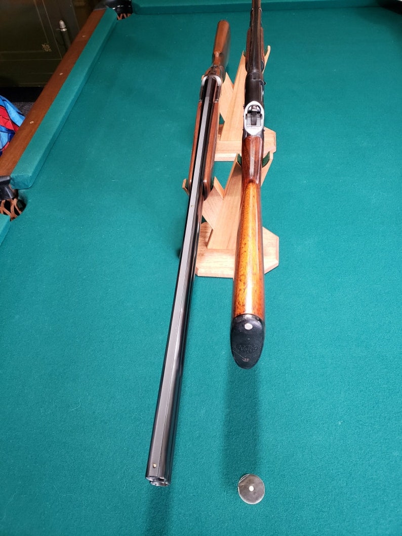 Double Rifle Display Stand Gun Storage Made From Poplar - Etsy