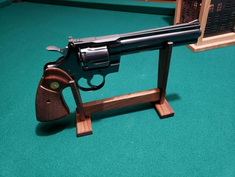 Double Action Revolver Display Stand Gun Storage Made From - Etsy