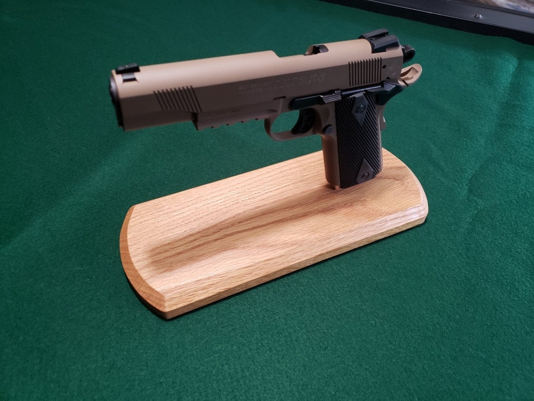 1911 Colt . 22 Gun Display Stand, Gun Storage, Made From Oak, Pine - Etsy