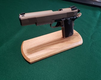 Revolver Display Stand, Gun Storage, Colt Python, Made From Alder - Etsy
