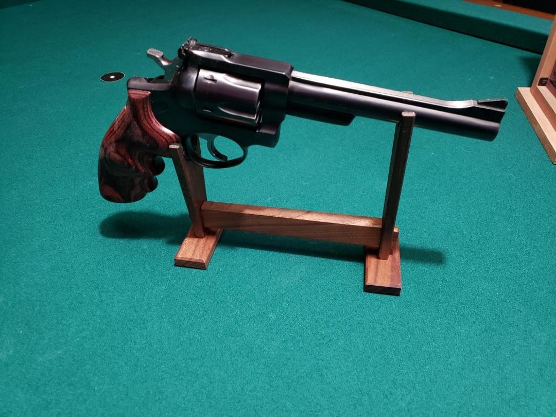 Double Action Revolver Display Stand Gun Storage Made From - Etsy