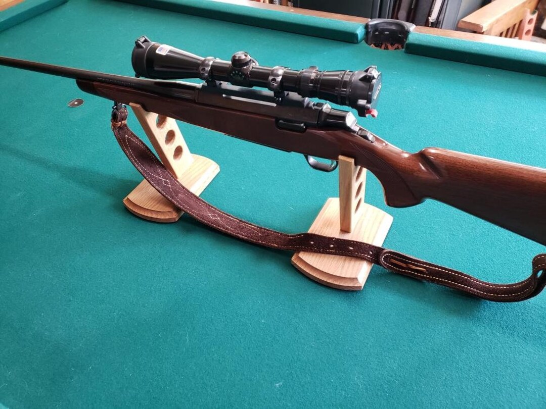 Rifle or Shotgun Display Stand Gun Storage Made From White - Etsy