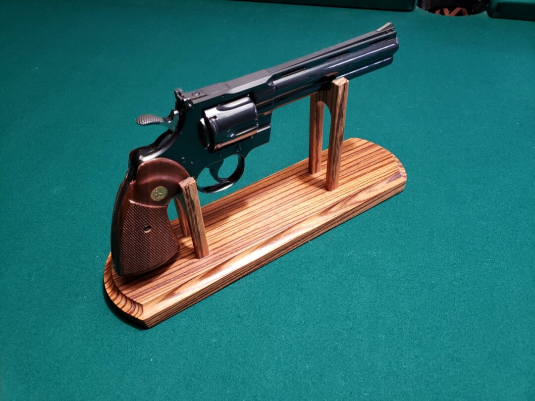 Single Action Revolver Display Stand Gun Storage Made From - Etsy Australia