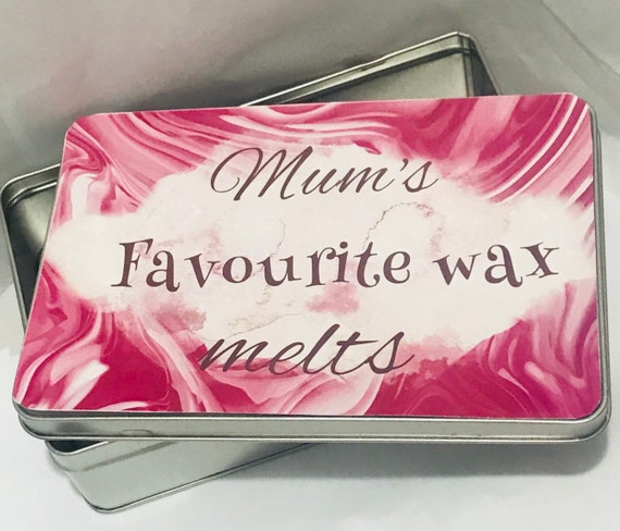 Wax Melts Storage Tin Personalised Dreamy Design. Wax Melt and - Etsy