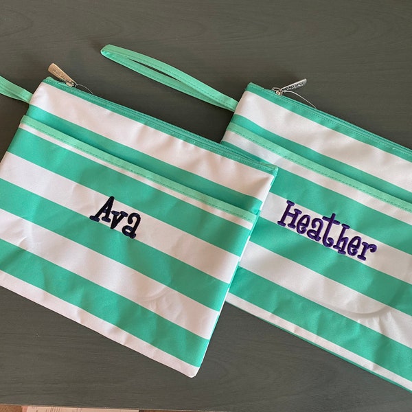 Monogrammed Wristlet - Etsy