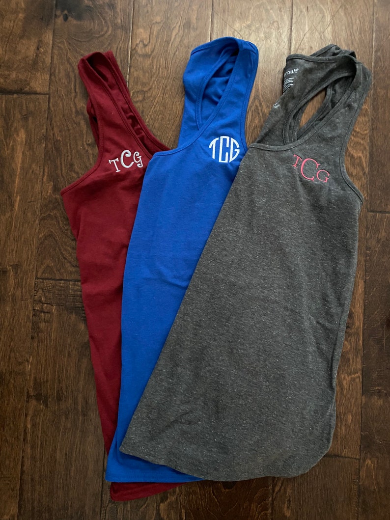 Custom Workout Tanks Racerback Tanks Racerback Tank Tops | Etsy