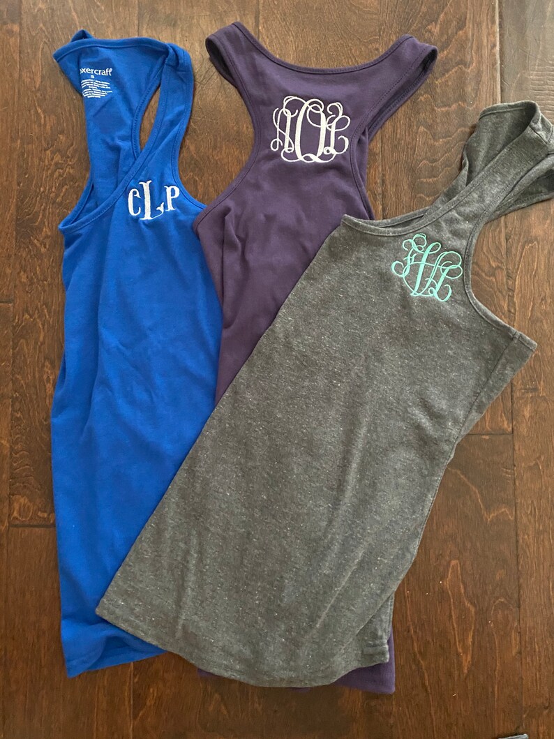 Custom Workout Tanks Racerback Tanks Racerback Tank Tops | Etsy