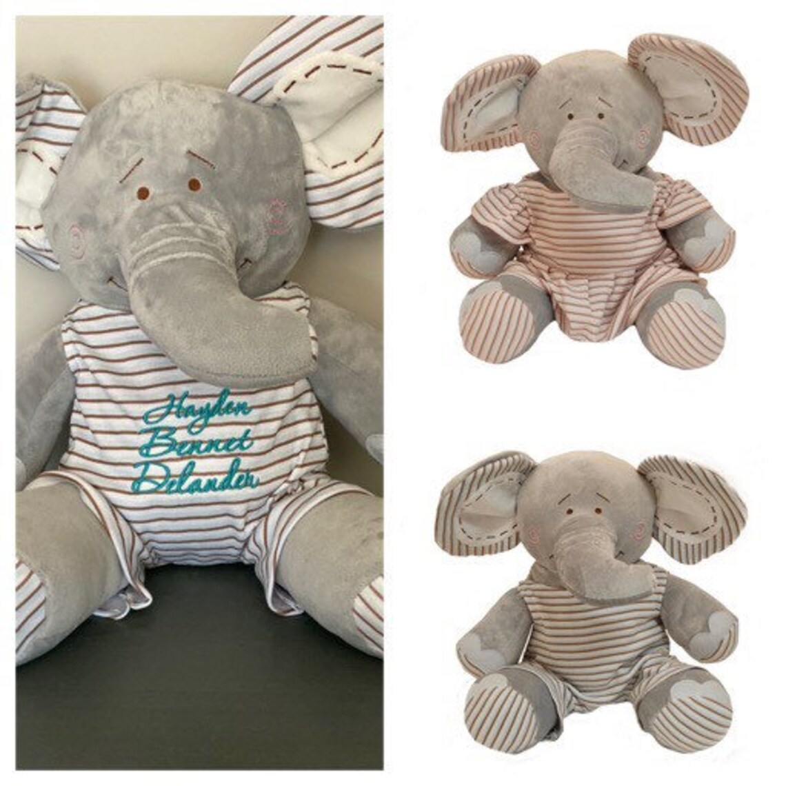 Personalized Plush Stuffed Animal / Monogrammed Plush Stuffed - Etsy