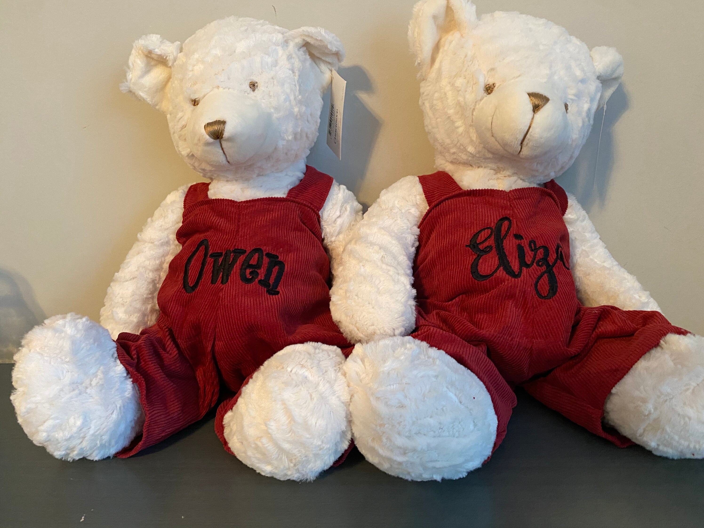 Personalized Teddy Bear/ Monogrammed Teddy Bear/ Plush Teddy - Etsy