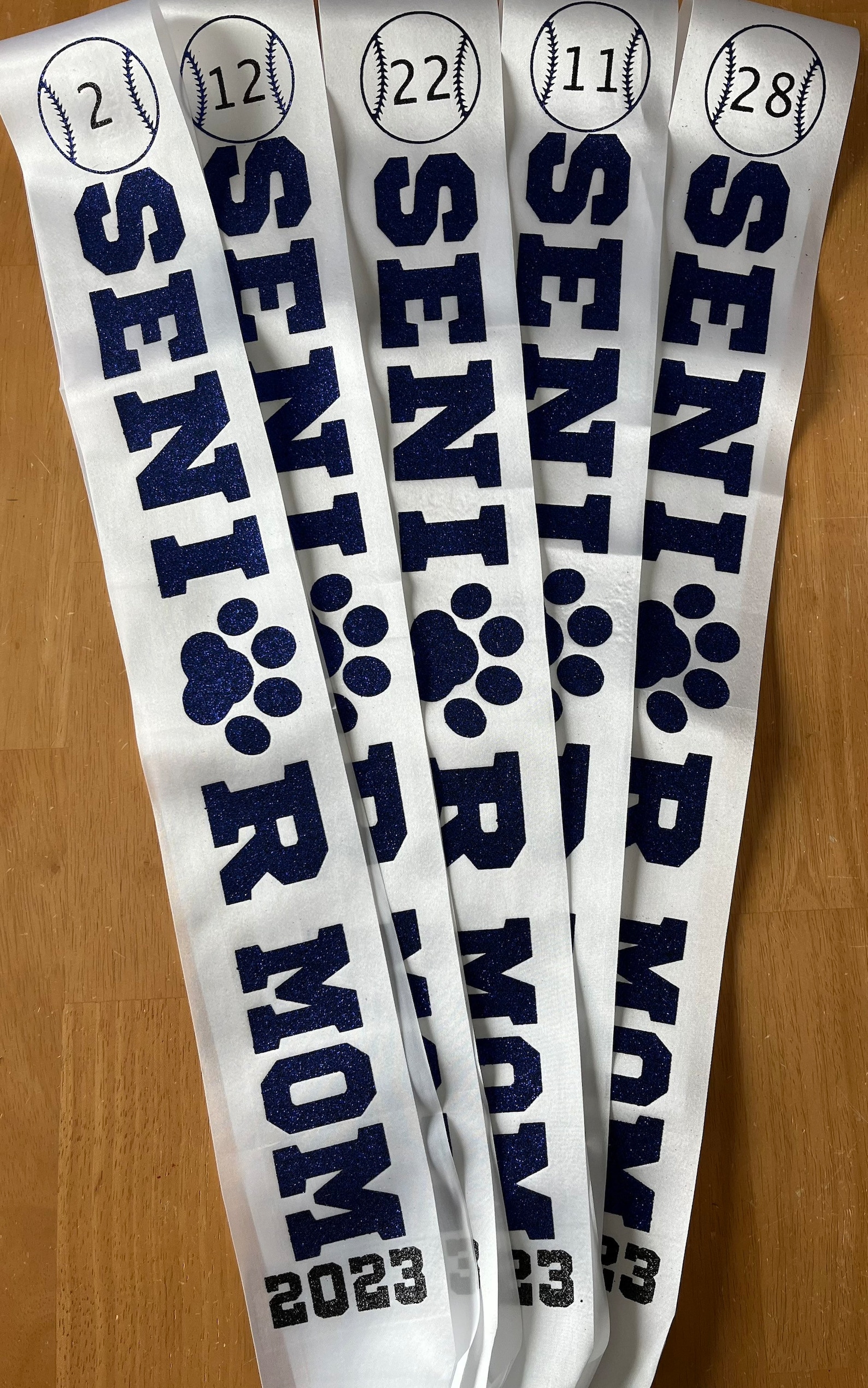 Senior Sports Sashes - Team Sashes - Personalized Senior Sash - Custom ...