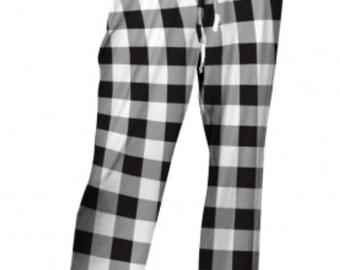 Check Pattern Pants - Etsy