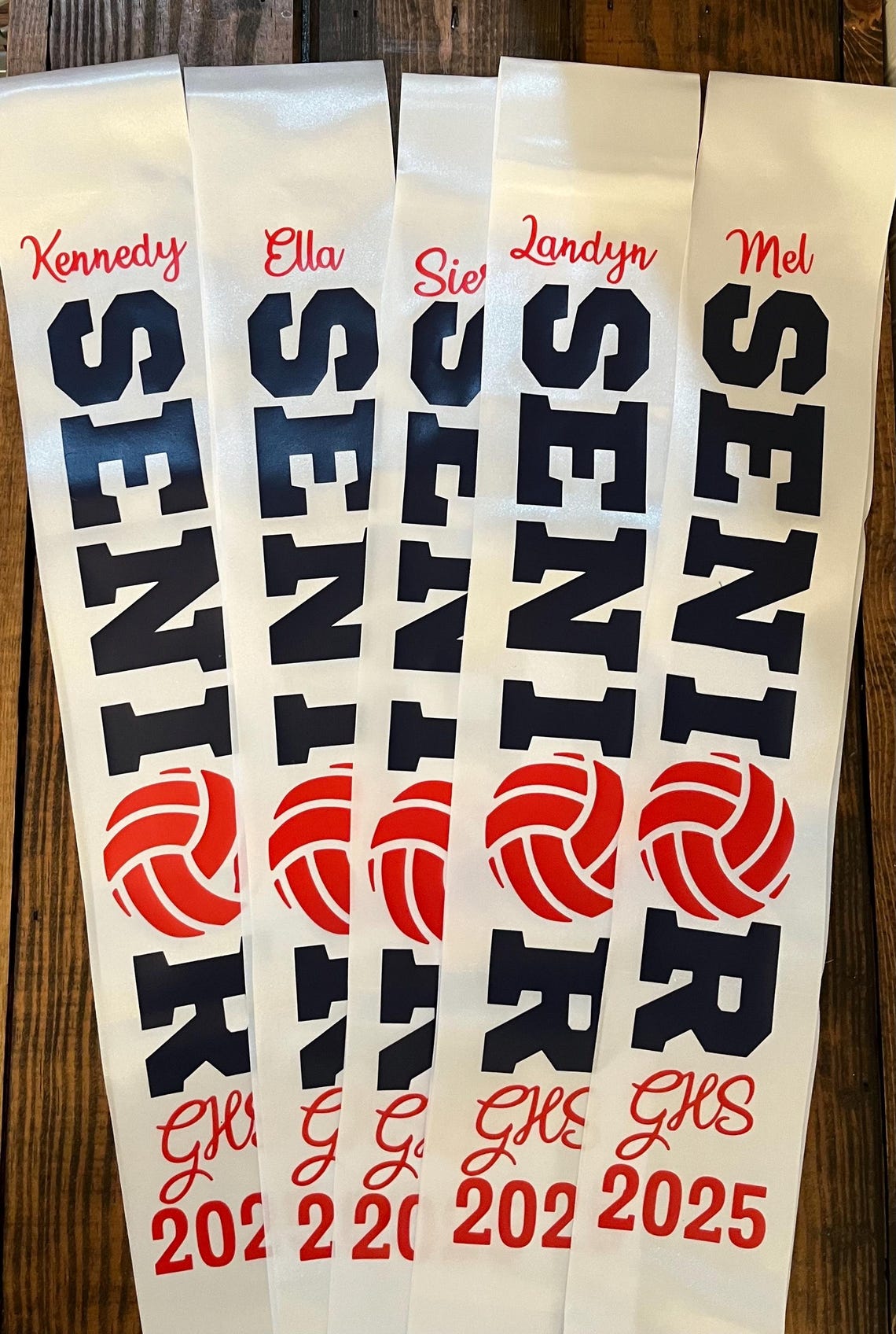 Senior Sports Sashes - Team Sashes - Personalized Senior Sash - Custom ...