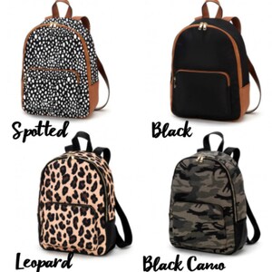 Monogrammed Backpack Purse/ Custom Backpack Purse/ Purse - Etsy