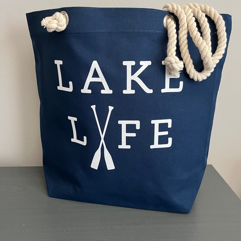 Lake Day Tote Bags - Etsy