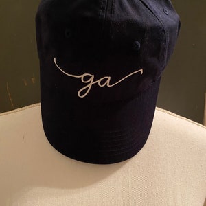 Monogrammed Stare Hats State Pride Hats State Abbreviation Hats State ...