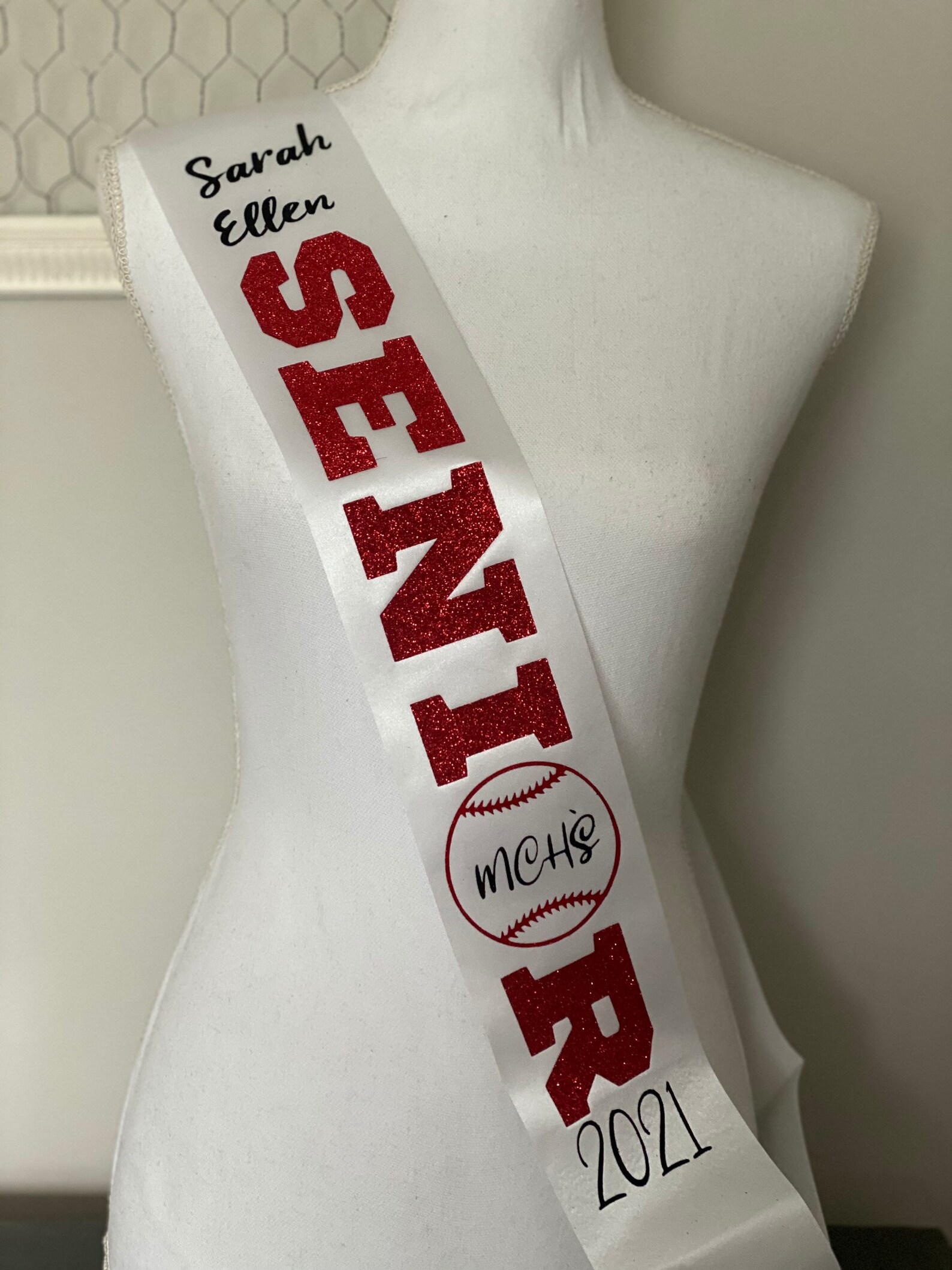 Senior Sashes Senior Recognition Sashes Senior Night Sport - Etsy