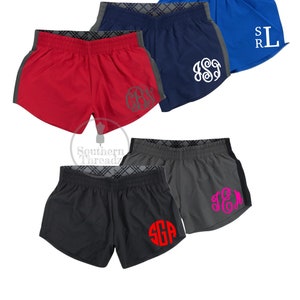 Monogrammed Shorts Monogram Workout Shorts Monogram Practice Shorts ...