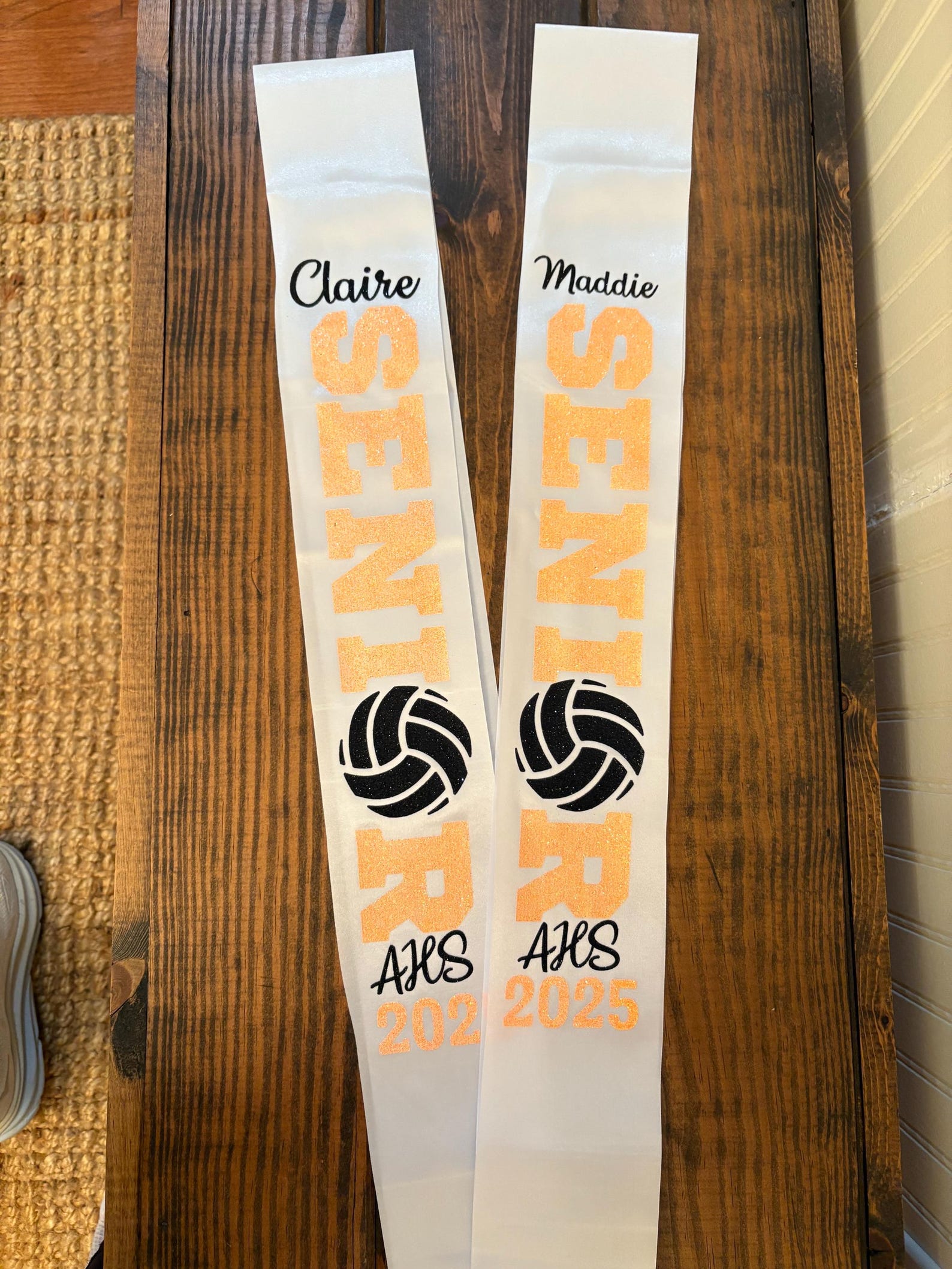 Personalized Senior Sash - Custom Senior Sports Sash - Cheer Sash ...