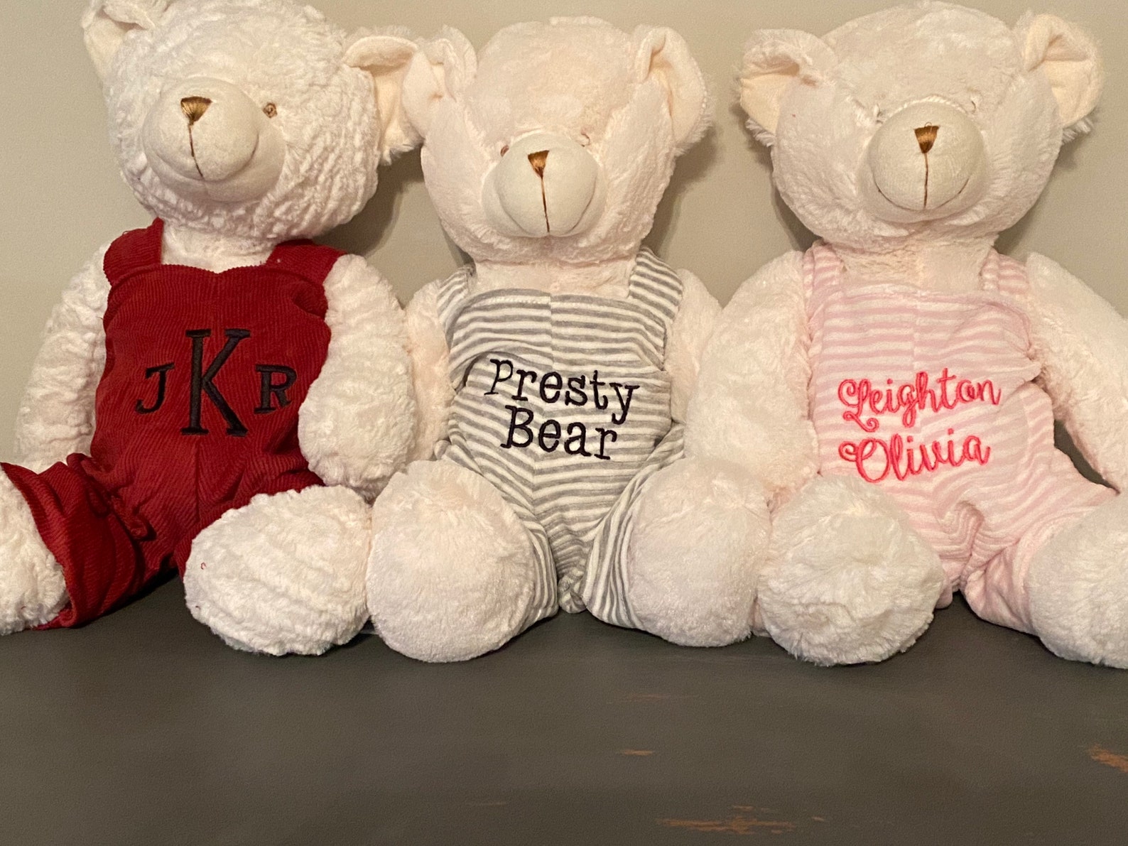 Personalized Teddy Bear/ Monogrammed Teddy Bear/ Plush Teddy - Etsy