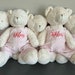 Personalized Teddy Bear/ Monogrammed Teddy Bear/ Plush Teddy Bear ...