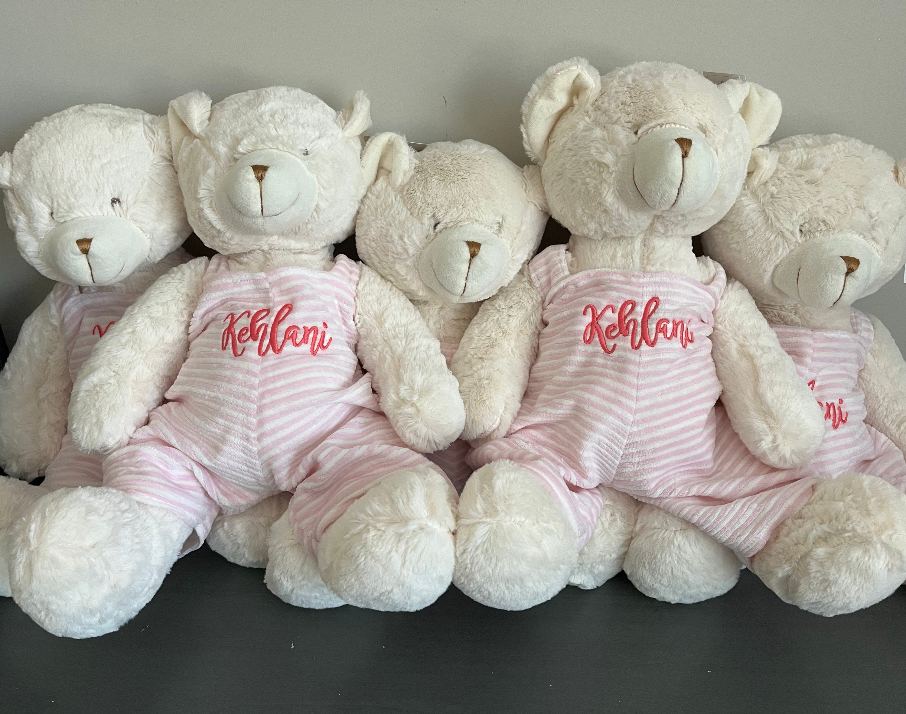 Personalized Teddy Bear/ Monogrammed Teddy Bear/ Plush Teddy - Etsy