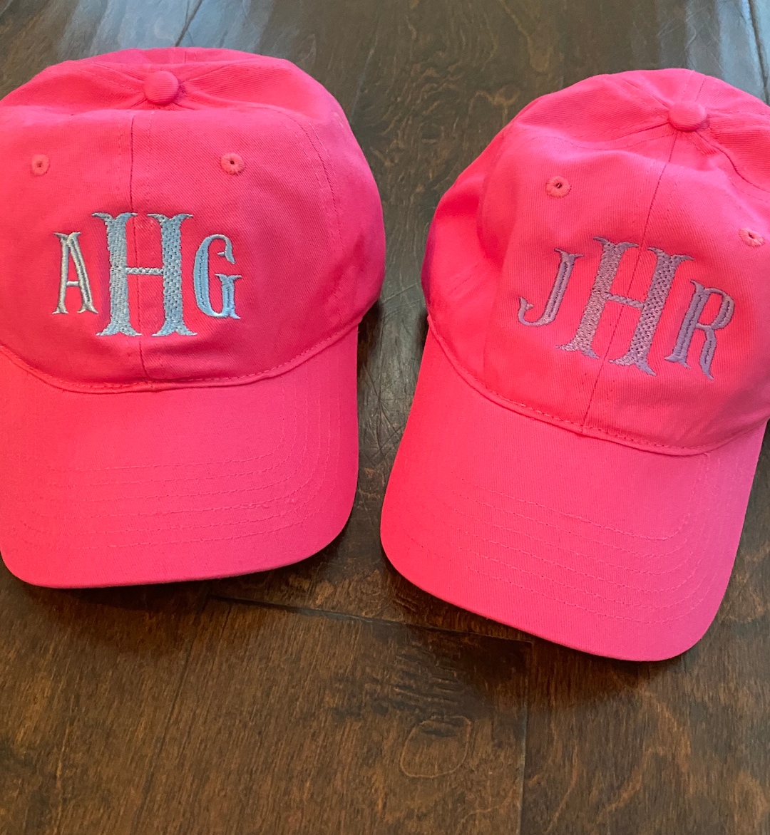 Monogrammed Hat - Monogrammed Ball Cap - Monogrammed Baseball Hat - Etsy