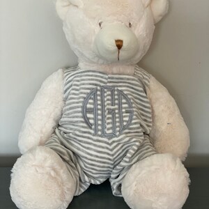 Personalized Teddy Bear/ Monogrammed Teddy Bear/ Plush Teddy Bear ...