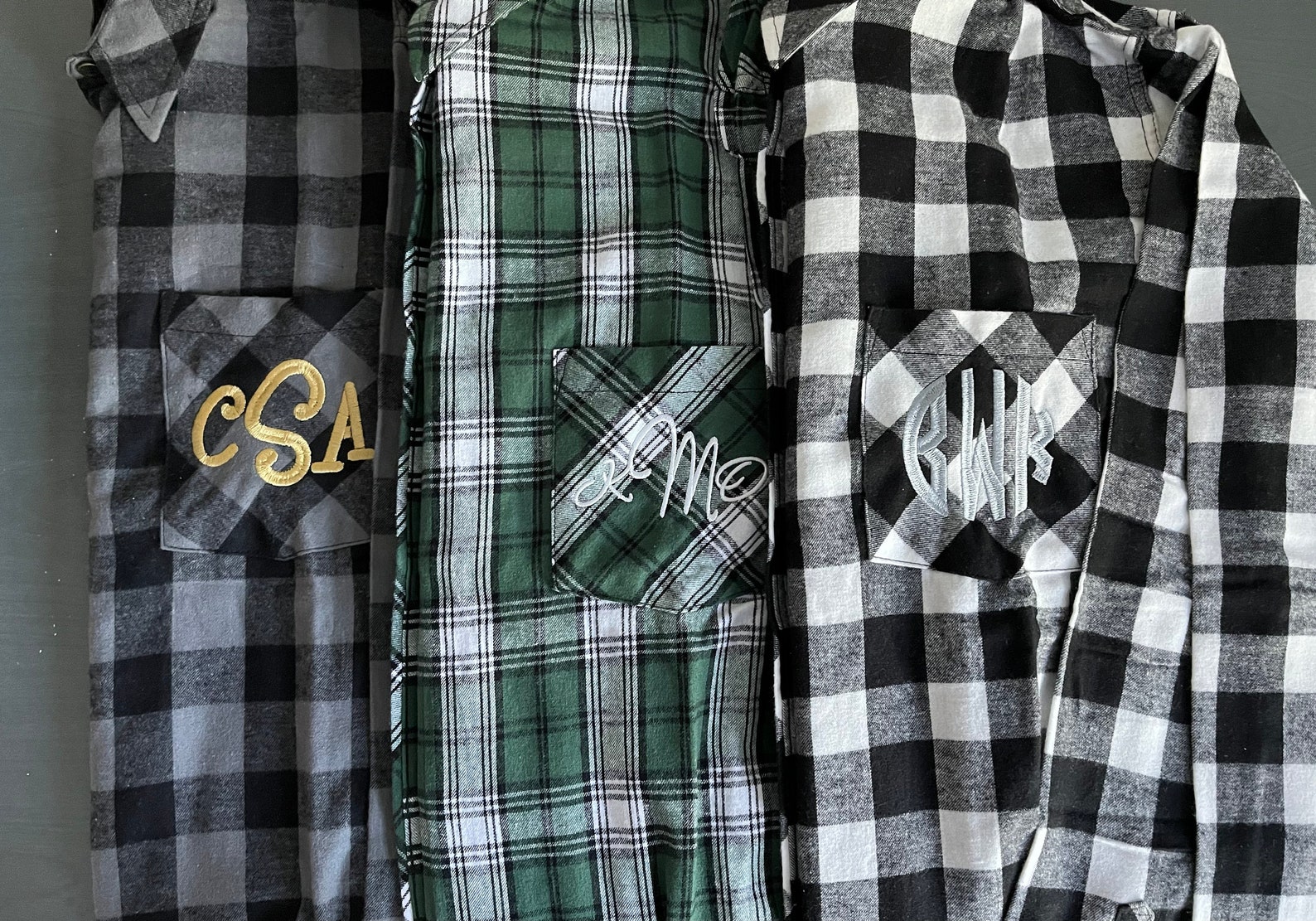 Monogrammed Flannel Shirt Custom Flannel Shirt - Etsy
