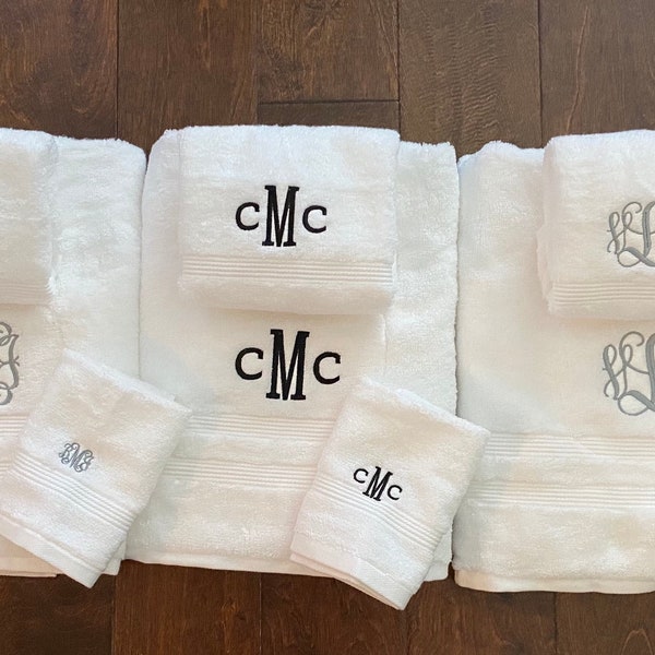Monogrammed Towels - Etsy