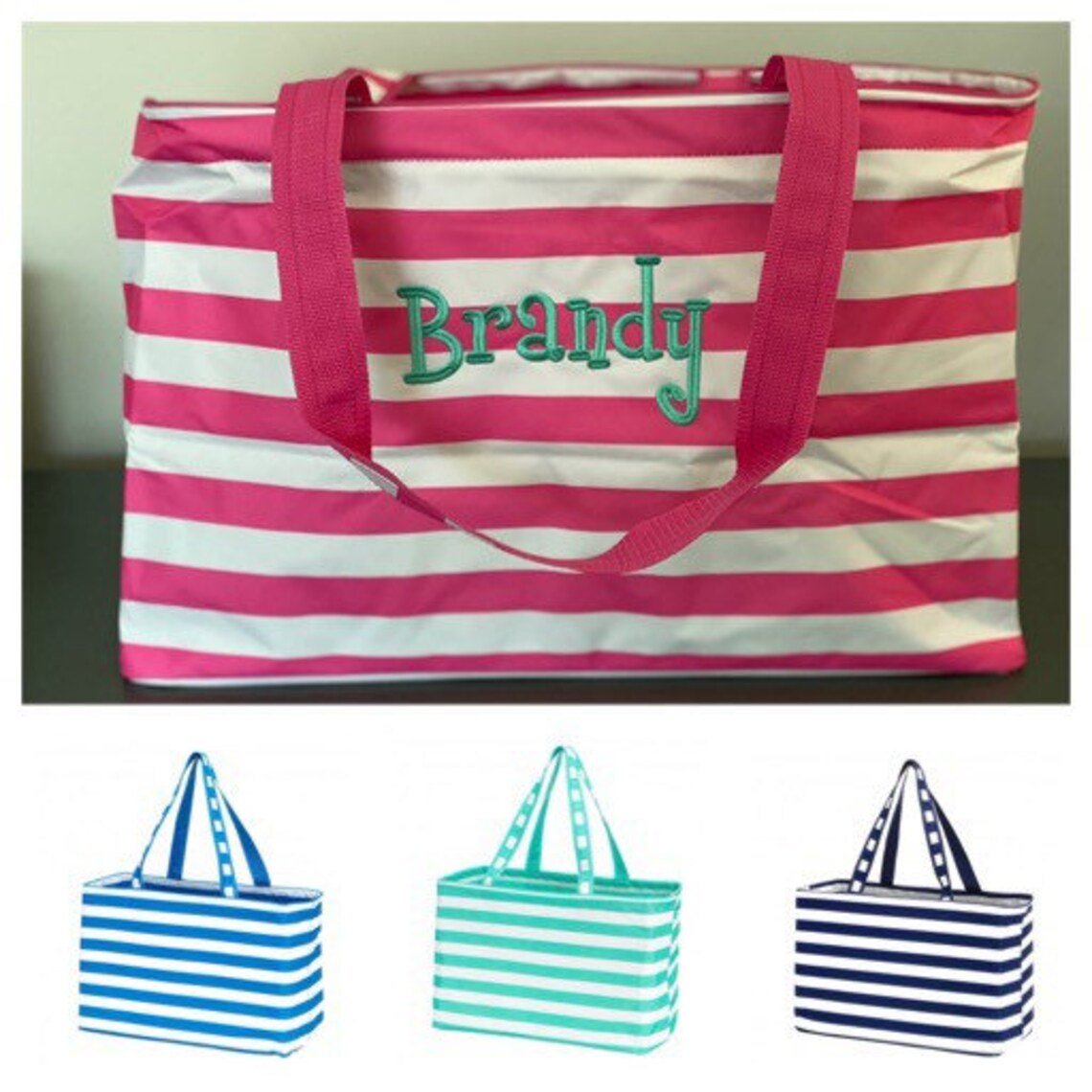 Oversized Monogram Beach Bag Ultimate Beach Bag Oversized | Etsy