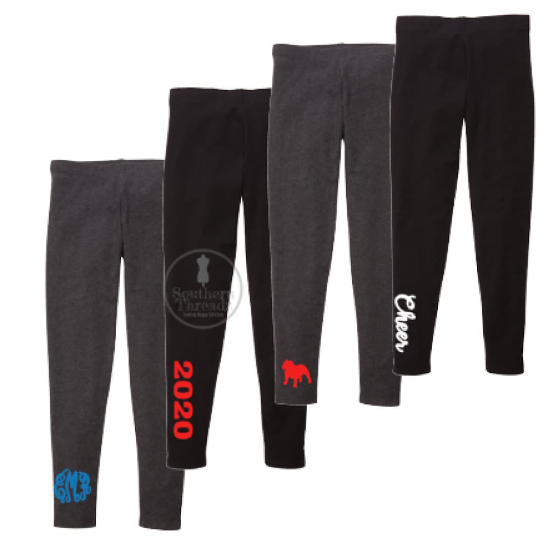 Personalized Leggings - Custom Team Leggings - Monogrammed Leggings ...