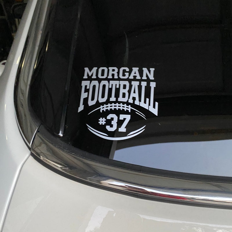 Football Decal - Etsy