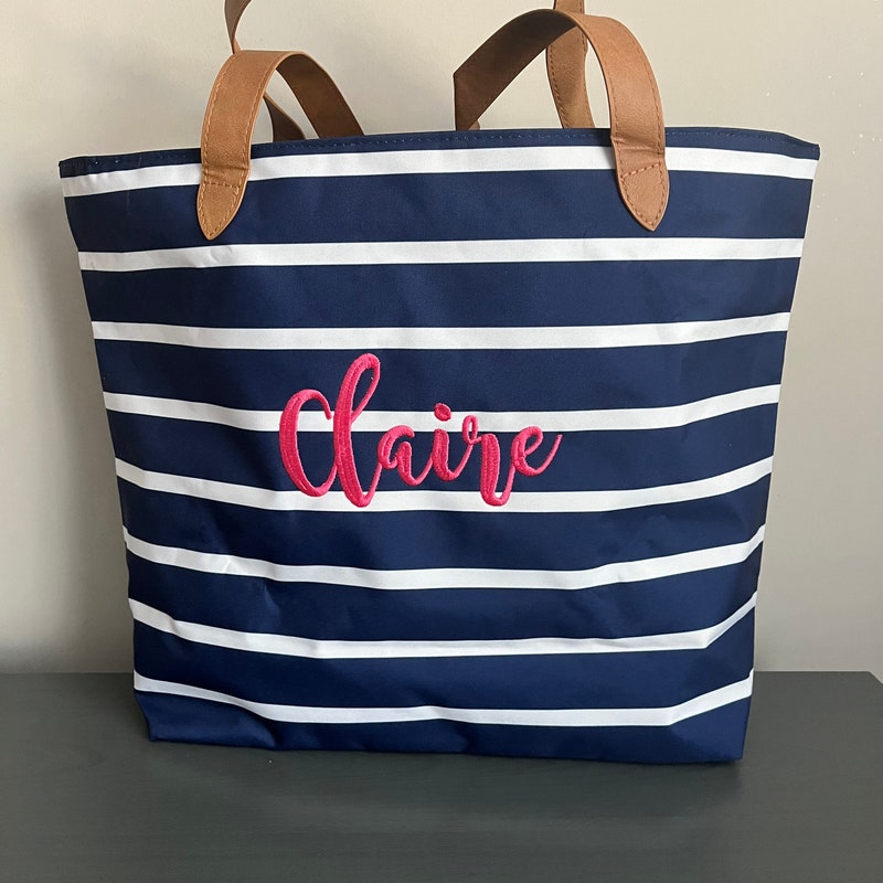 Monogram Tote Bag - Etsy